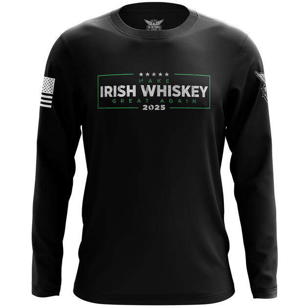 Make Irish Whiskey Great Again Long Sleeve Shirt