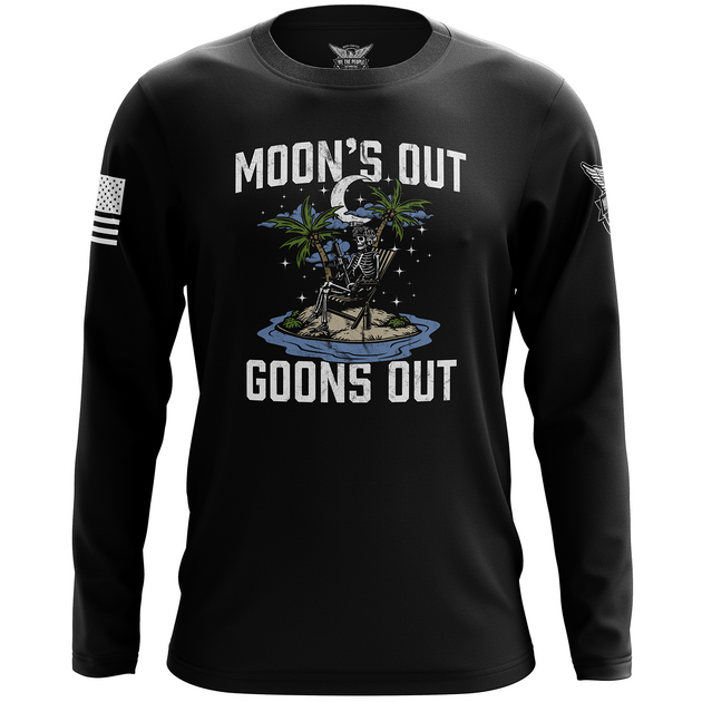 Moon's Out Goons Out Long Sleeve Shirt