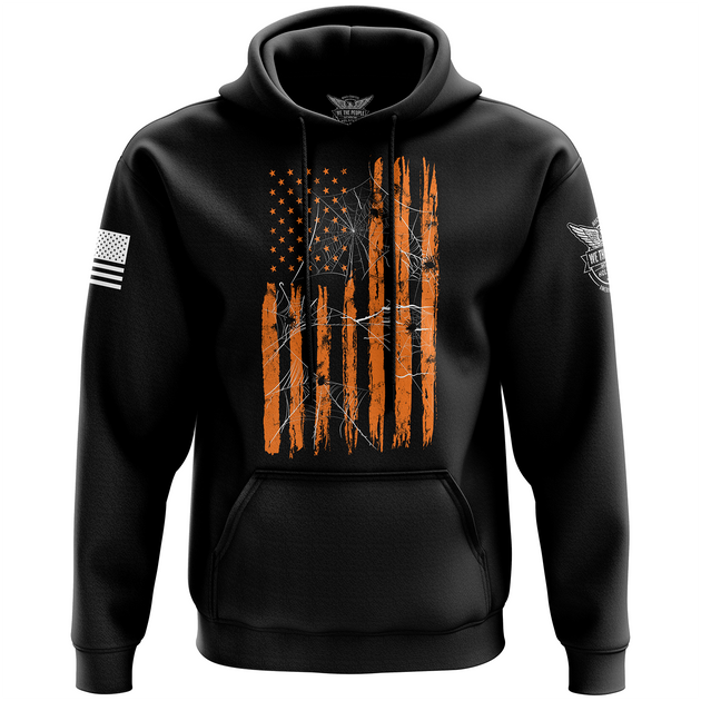 Spooky US Flag Hoodie