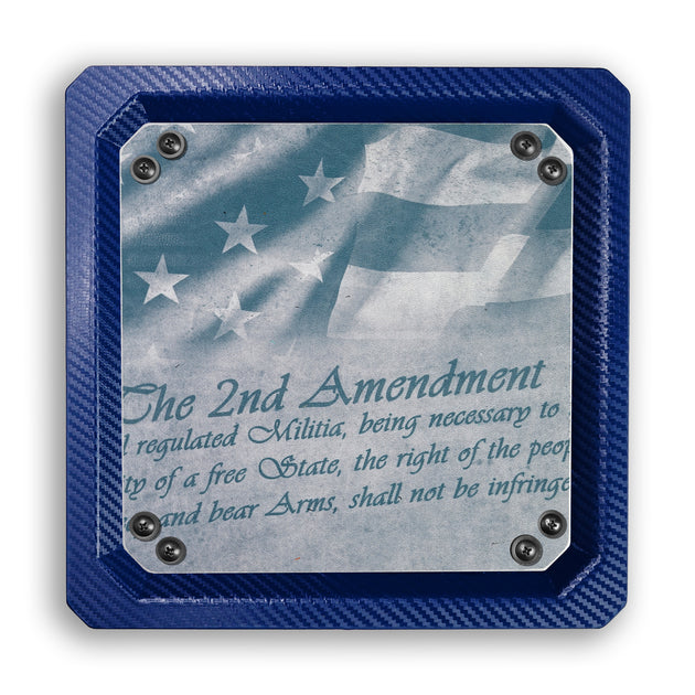 Blue Carbon Fiber EDC Dump Tray | Blue Carbon Fiber EDC Dump Tray