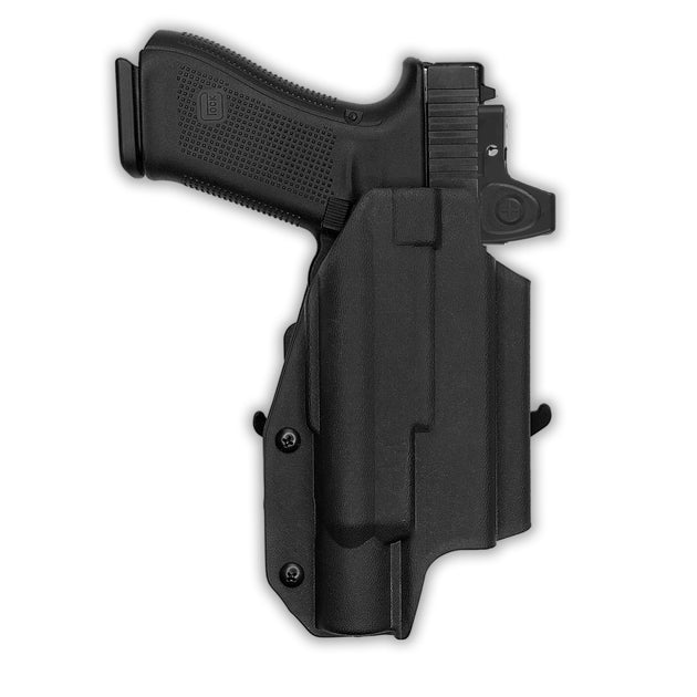 Glock 19/19X MOS with Surefire X300T-B Red Dot Optic Cut OWB Holster