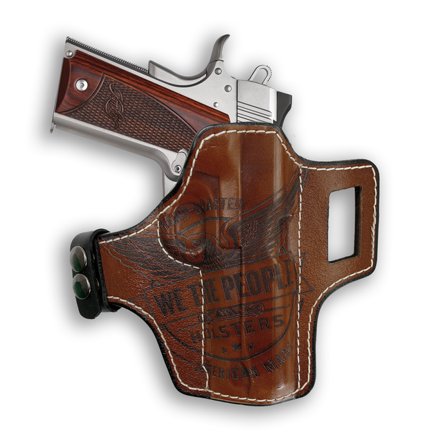 Colt 1911 4" Commander With Rail Only Independence Leather OWB Holster