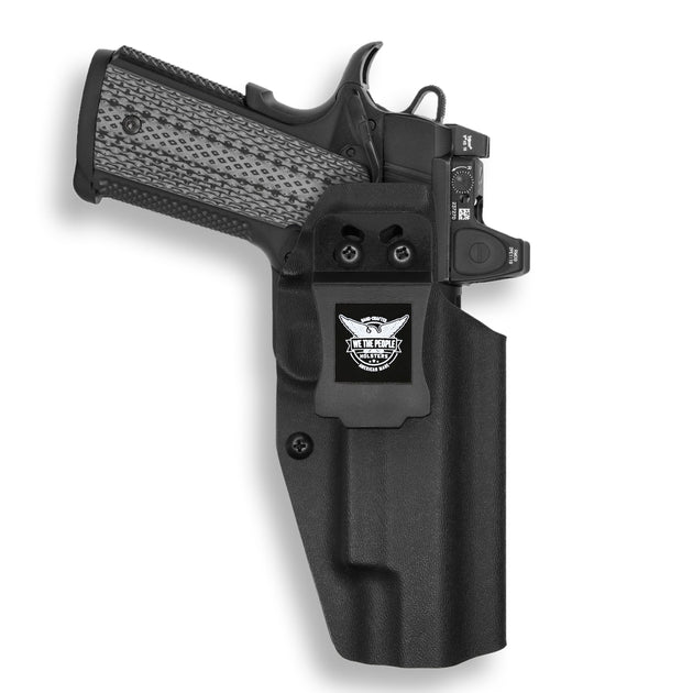 Springfield 1911 5" 45ACP Rail Only Red Dot Optic Cut IWB Holster