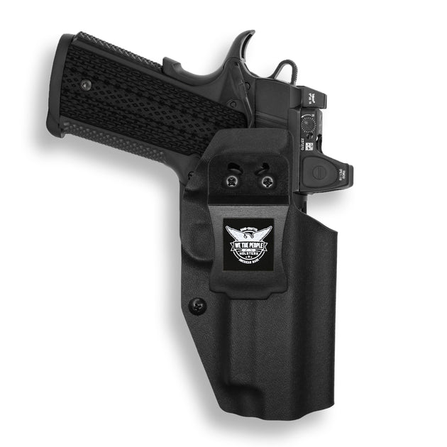 Colt 1911 4" 45ACP Rail Only Red Dot Optic Cut IWB Holster